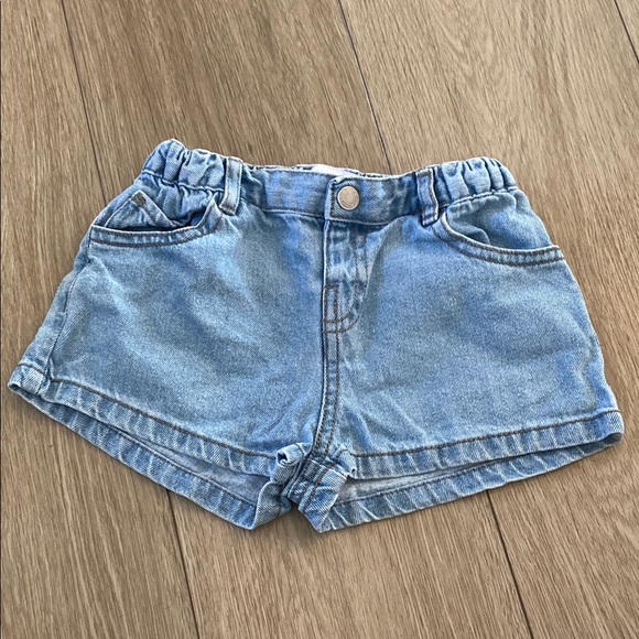 Zara | Bottoms | Zara Toddler Girls Blue Denim Shorts Size 23 Years ...